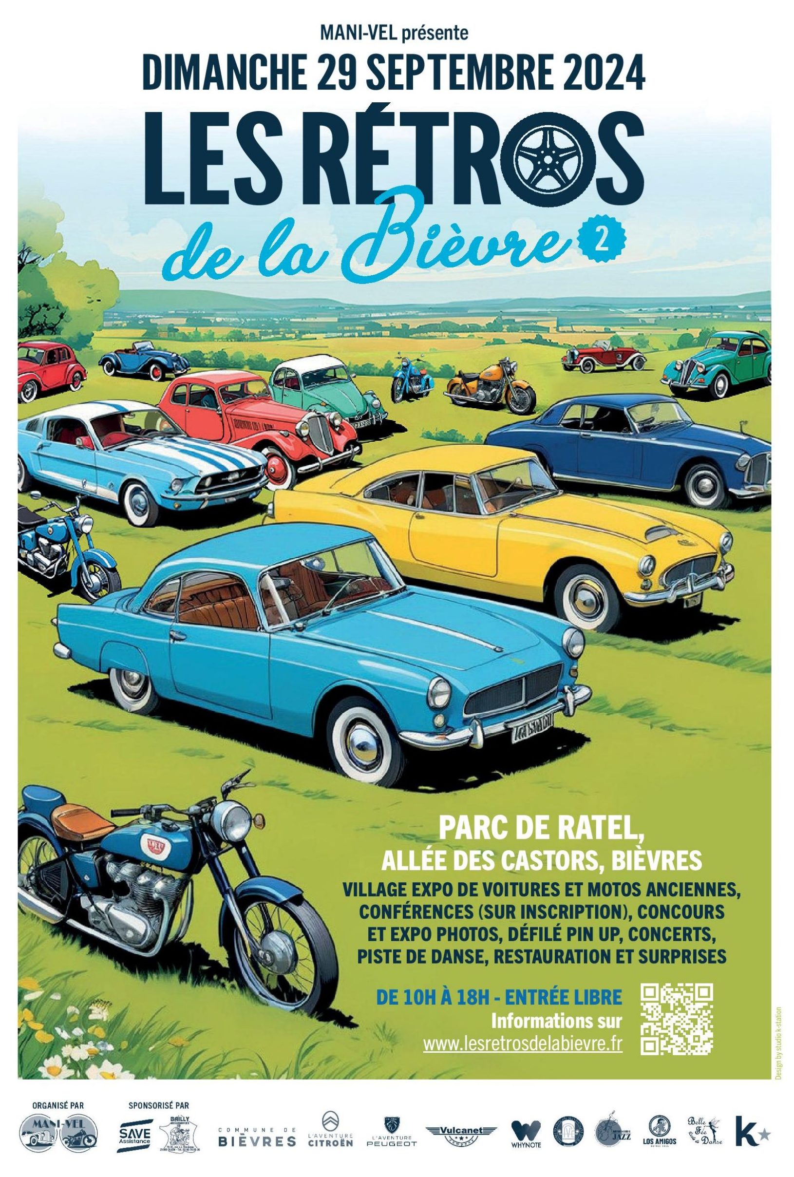 Les Rétros de la Bièvre – organisée par l'association Mani-Vel